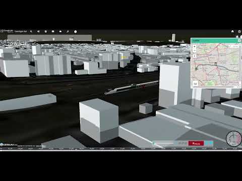 Train simulation of TGV inOui (SNCF) from Paris to Colmar.