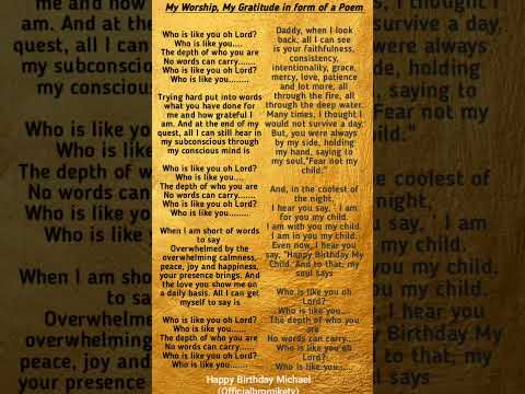 Birthday Poem From A Grateful Heart #birthday #happybirthday #grateful #thankful