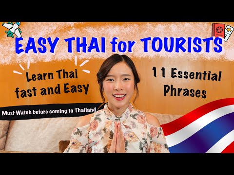 Learn Thai for Tourists | Short Useful Words and Phrases to survive in Thailand ????????