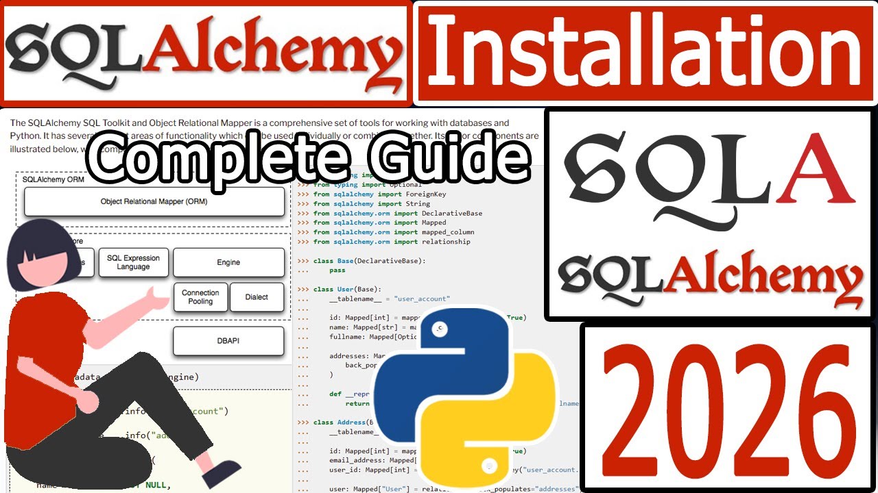 How to Install SQLAlchemy with latest Python on Windows 10/11 [ 2026 Update ] SQL toolkit | ORM