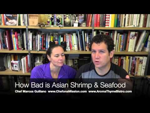 How Dirty is Farmed Asian Shrimp & Seafood