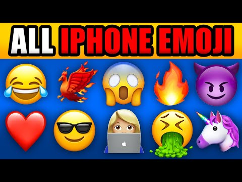 EVERY CURRENT IPHONE EMOJI Listed and Explained!