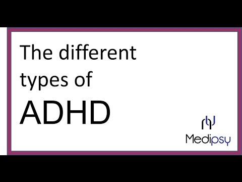 The different types of ADD and ADHD (attention deficit disorder)