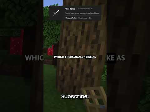 The Mini Items Resource Pack Will Make All Held Items Small In Minecraft!