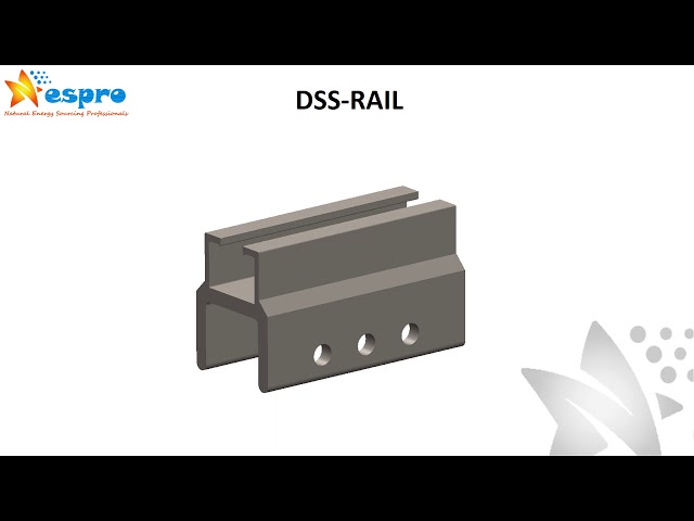 solar module mounting structure - Aluminum NSS Rail for Module Mounting ...