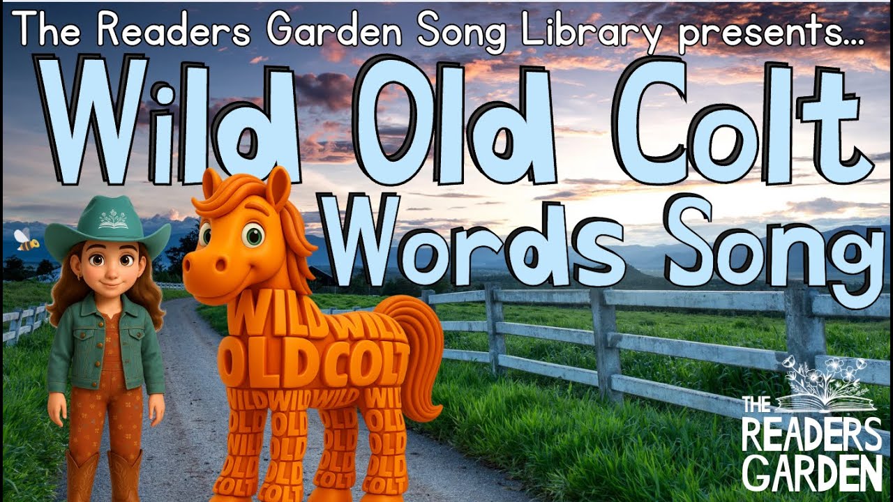 🎵 The Wild Old Colt Words Song 🐴 | Closed Syllable Exceptions | Phonics