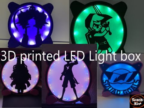 Download file Light box • 3D printable template ・ Cults