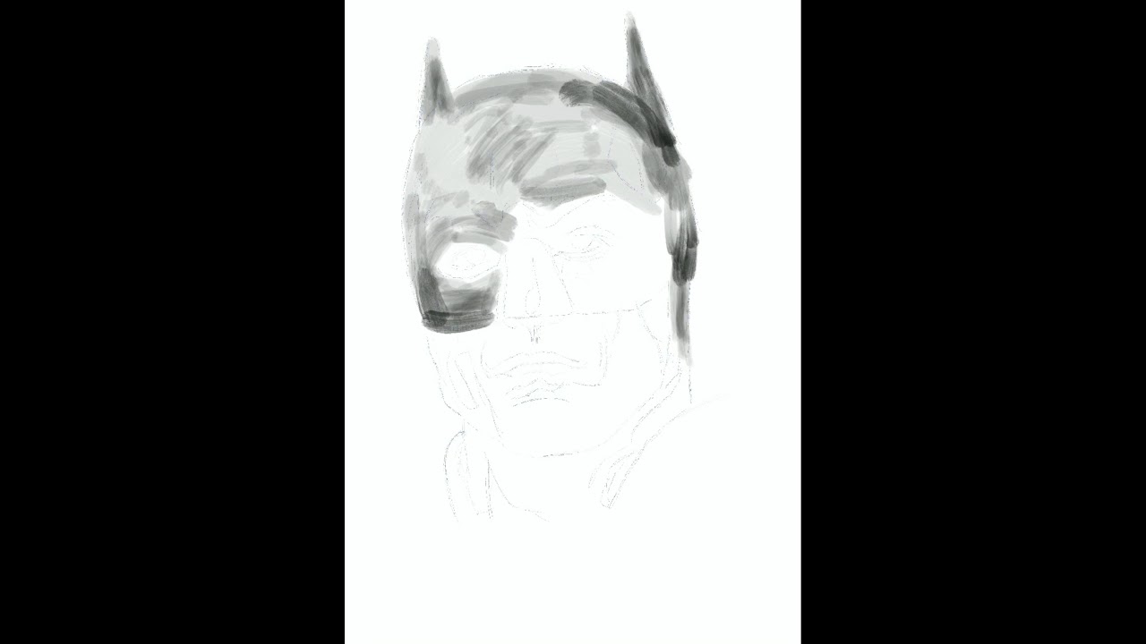 The Batman  Procreate time lapse painting