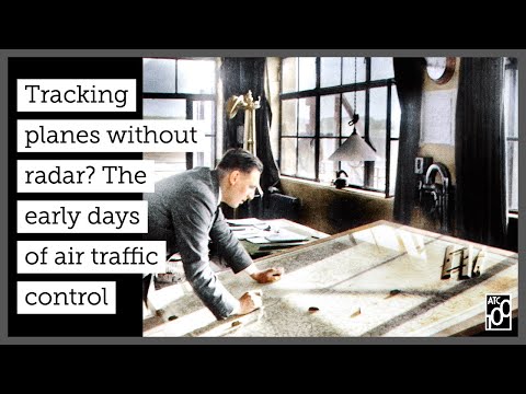 Tracking planes without radar? The early days of air traffic control
