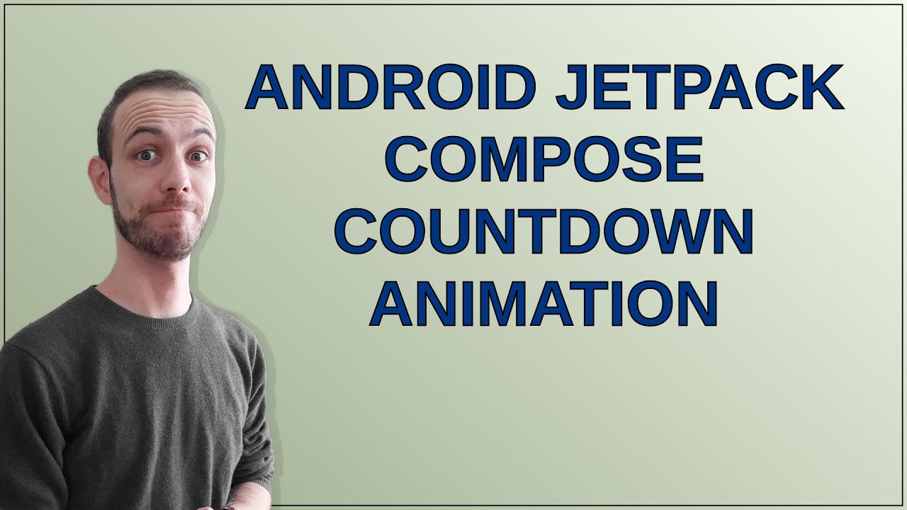 Android jetpack compose countdown animation