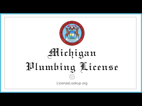Michigan Plumbing License - What You need to get started #license #Michigan