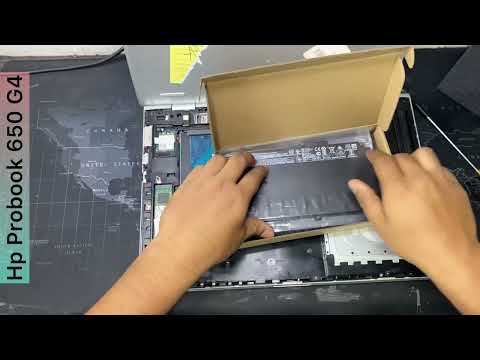 Hp probook 650 G4 battery replacement. How to change hp probook 650 G4 battery.#battery#hpprobook