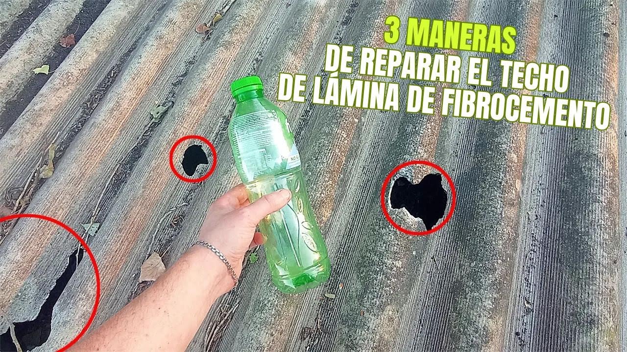 3 formas de arreglar el techo de asbesto fácil y barato!