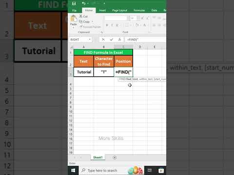 How to Use the FIND Function in Excel | Quick Excel Tip