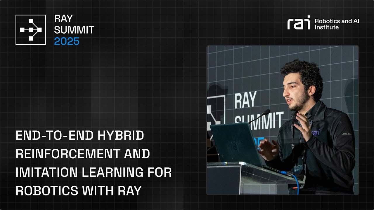 Hybrid RL + Imitation Learning for Robotics with Ray at RAI Institute