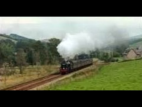 Steam Train Locomotive Near Insch On History Visit To The Highlands Of Scotland