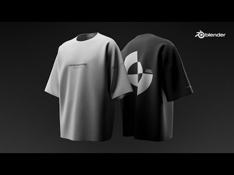 3D T-Shirt Mockup | Blender Tutorial (No Plugins)