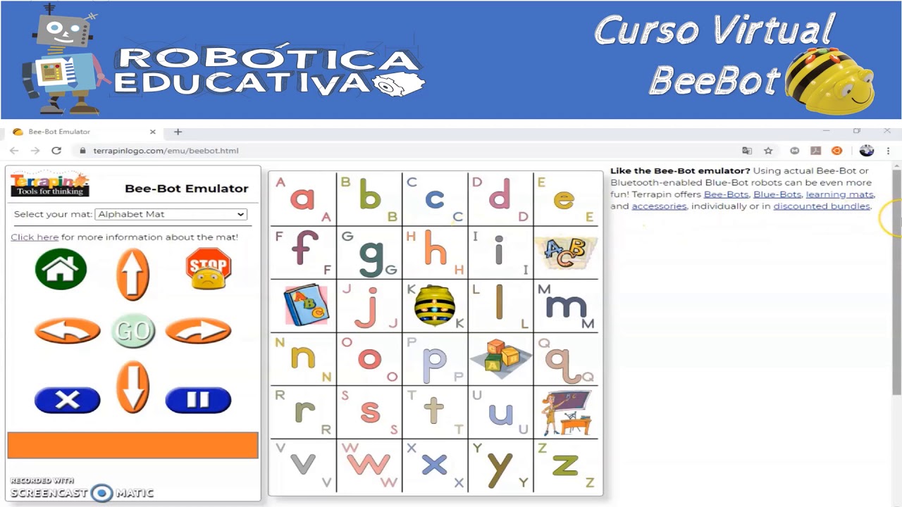 Lección 2 4   Programando en el Simulador Web de BeeBot