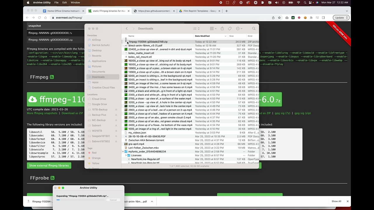 Laserjet Cinema: Software Installation Instructions