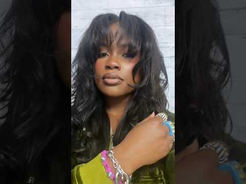 curtain bangs | wig transformation | vibewithtayy 🤎