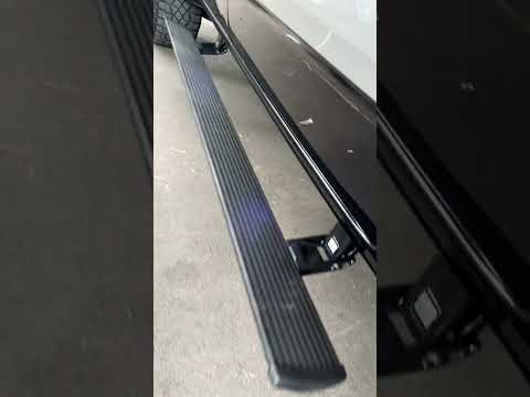 Ram 1500 TRX Electric Running Boards: AMP Research Power Steps
