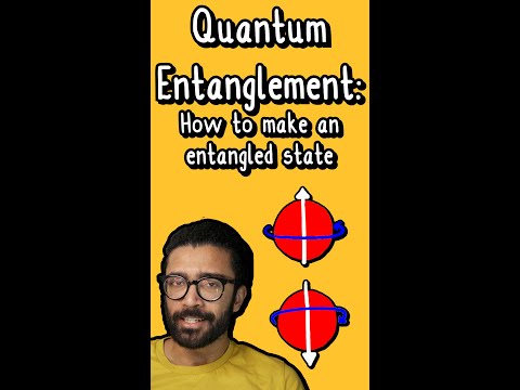 Quantum Entanglement: How to Create an Entangled State #shorts