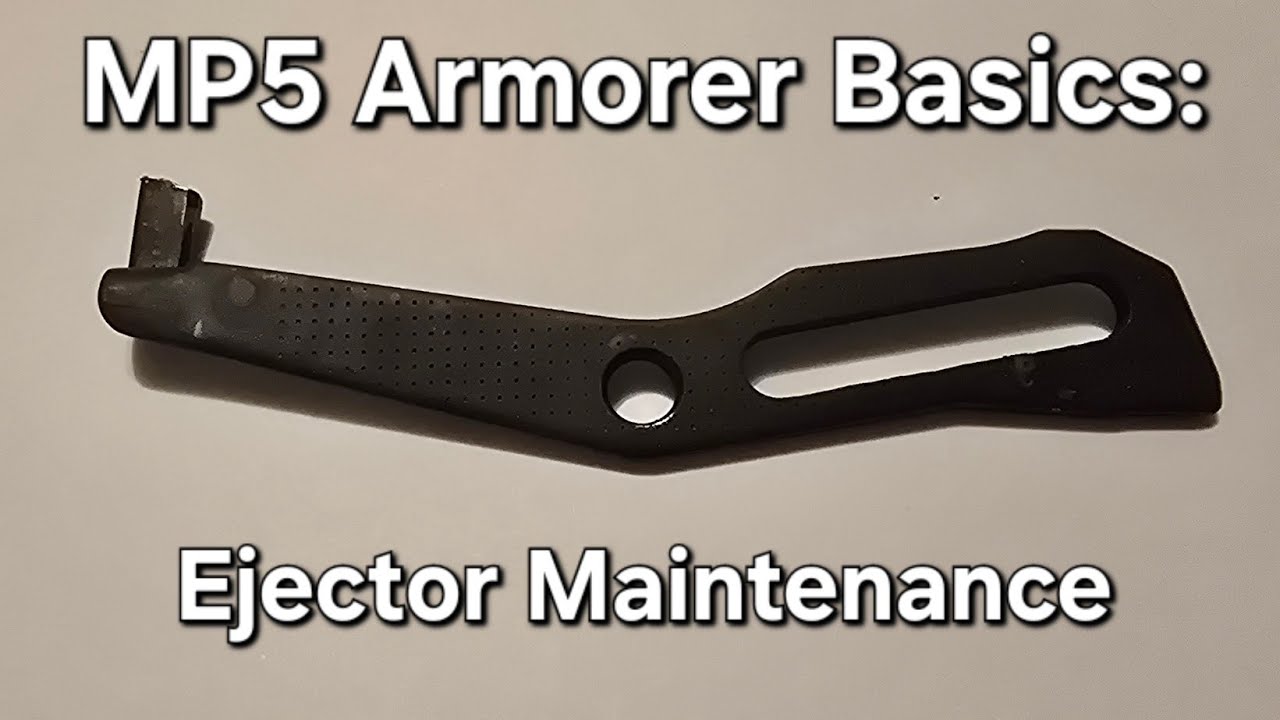 MP5 Armorer Basics: Ejector disassembly and replacement.