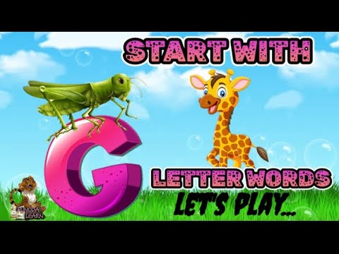 Find the words start with G| Let's play a game..🎯