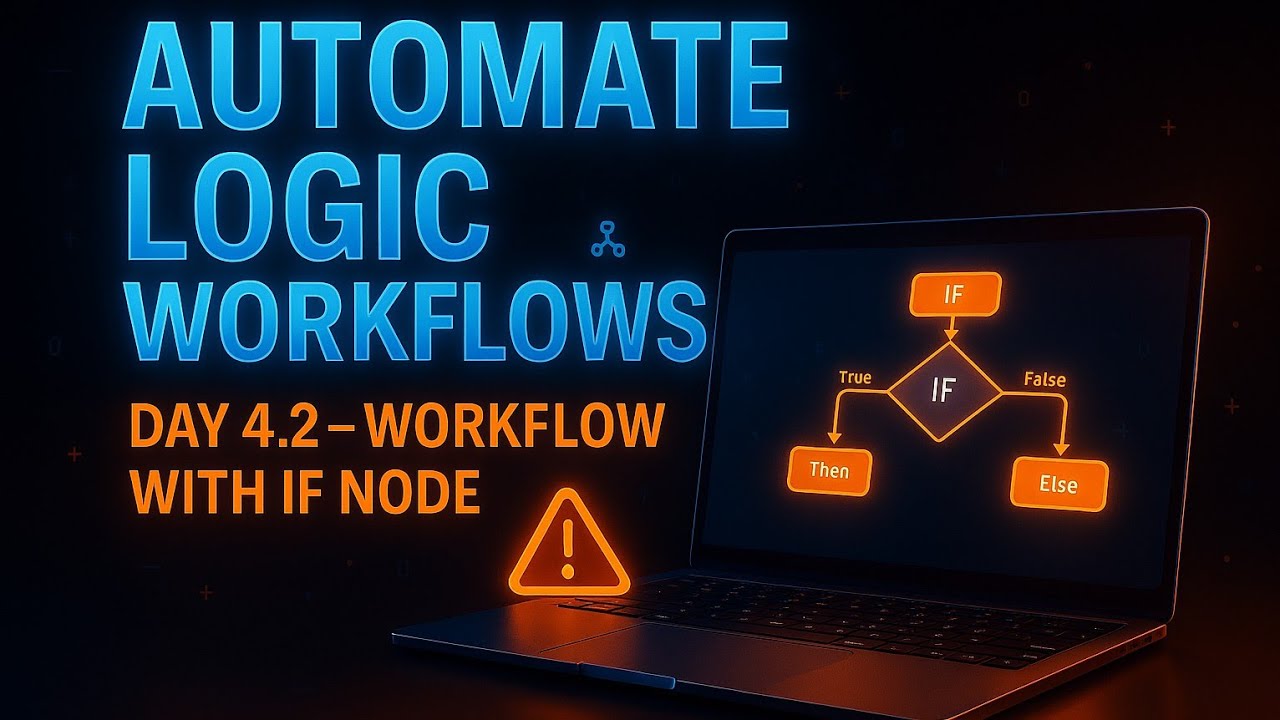Automate Logic  Workflows : Day 4.2 - Workflow  with IF Node