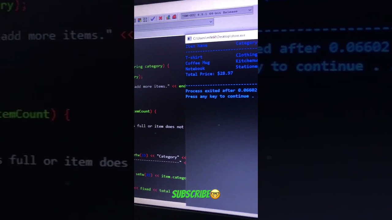 item total in c++ IDE dev c++#cppprogramming #codingtime #codinglife