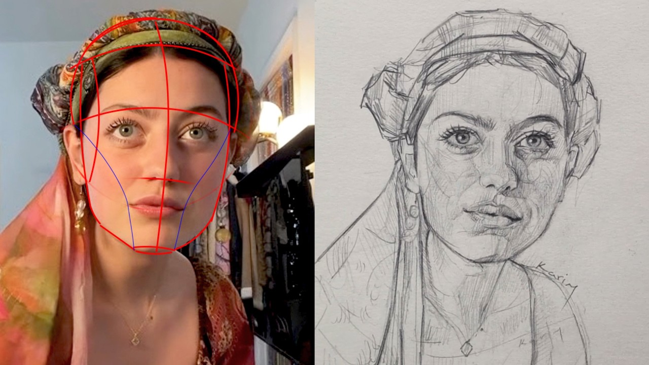 Learn FACE DRAWING in 8 Minutes with LOOMIS METHOD!!