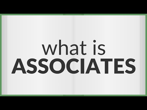 Associates | meaning of Associates