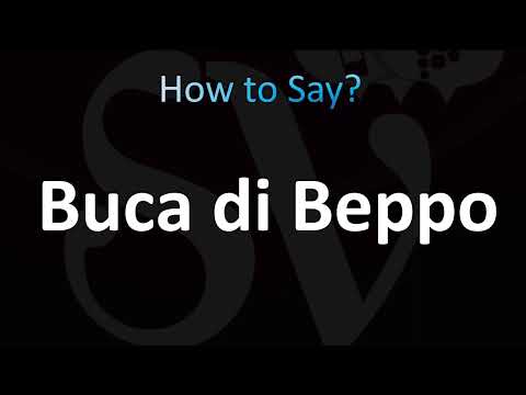 How to Pronounce Buca di Beppo (CORRECTLY!)