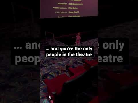 Seeing English movies in #kualalumpur means you have the whole theatre to yourself. So #danceparty