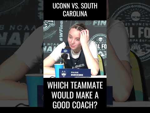 PaigeĀ BueckersĀ Names The Best Coach #shorts