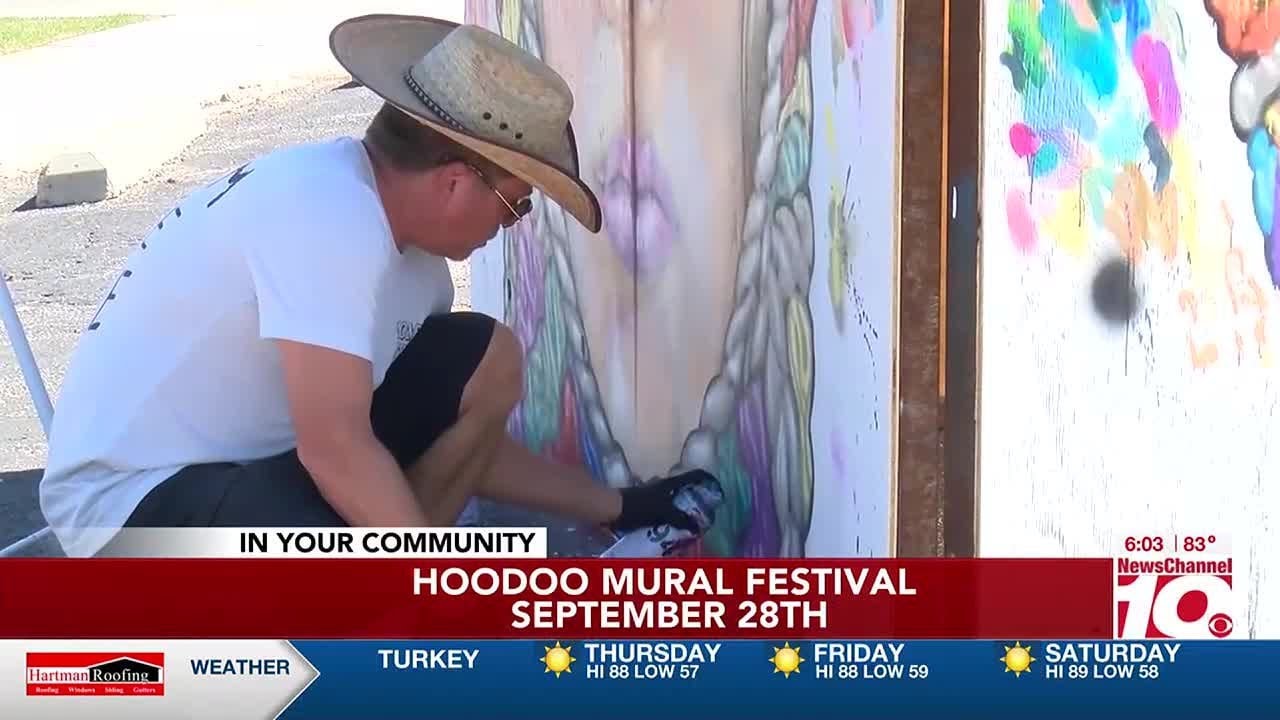 VIDEO: Amarillo’s HOODOO Mural Festival set to highlight artists, businesses this Saturday