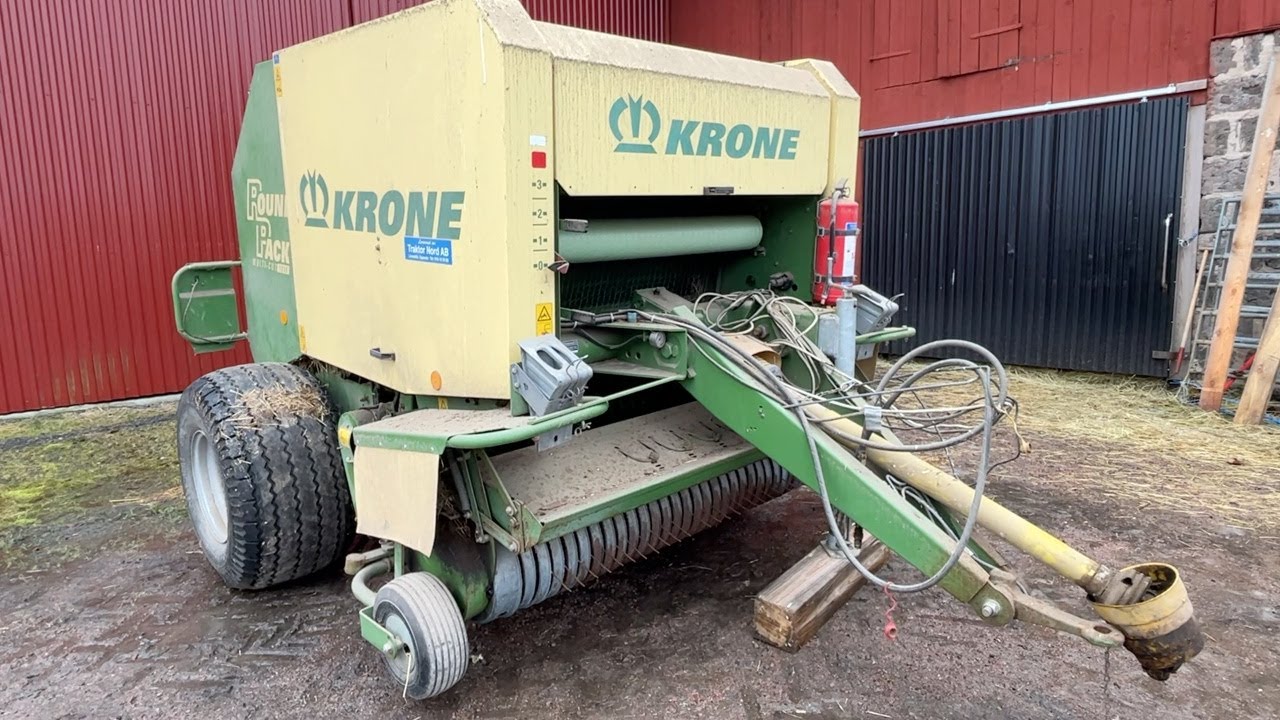 Rundbalspress Krone Round Pack Multi-Cut 1250, Östhammar, Kl