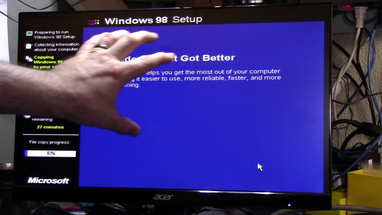 Retro Computing: Installing Win98SE & a HP 82341C