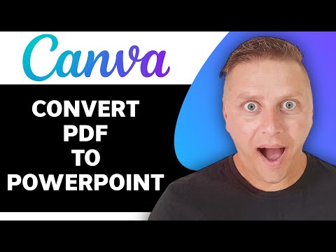 How to Convert PDF to PPT using Canva | Canva Tutorial 2025