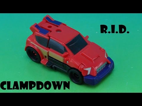 CLAMPDOWN ROBOTS IN DISGUISE LEGENDS CLASS TRANSFORMERS REVIEW