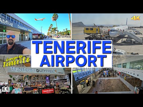 TENERIFE AIRPORT SOUTH 2025 4K