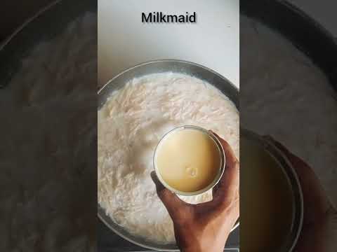 Milkmaid vermicelli payasam😋watch detailed video in my channel👍🏻#vermicellipayasam #milkmaidrecipes