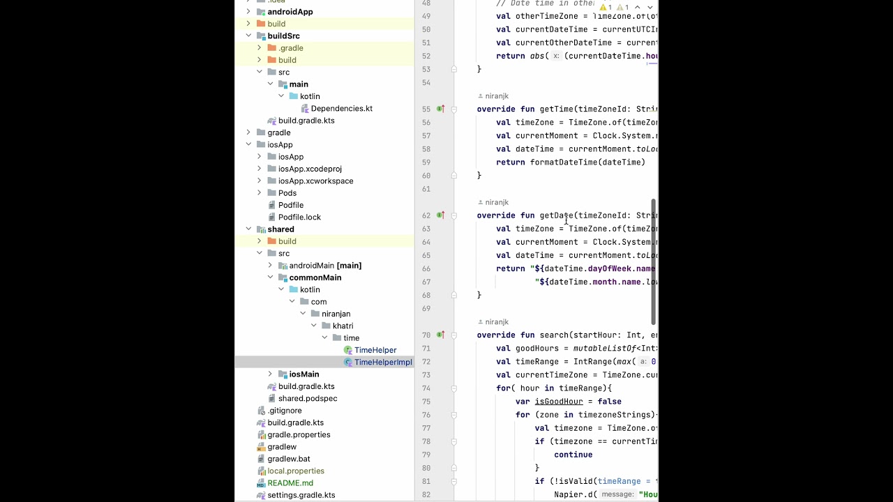 How to create a common business logic in KMM project?