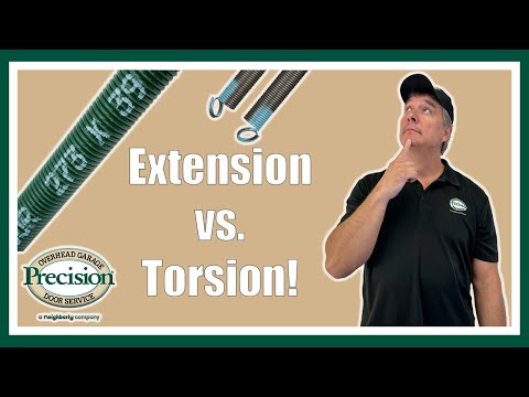 Garage Door Extension Springs vs. Torsion Springs - What's the Difference?