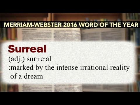 The 2016 word of the year is...