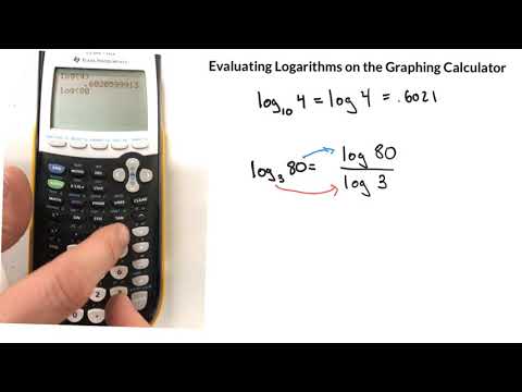 Evaluate Logs on the TI-84 Calculator