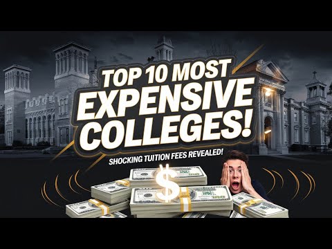 Top 10 Most Expensive U.S. Colleges (Tuition Fees)😮
