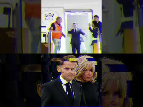 French President Macron is 'shoved in the face' by wife during row