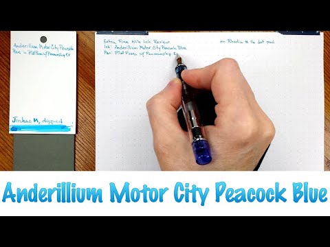 Anderillium Motor City Peacock Blue