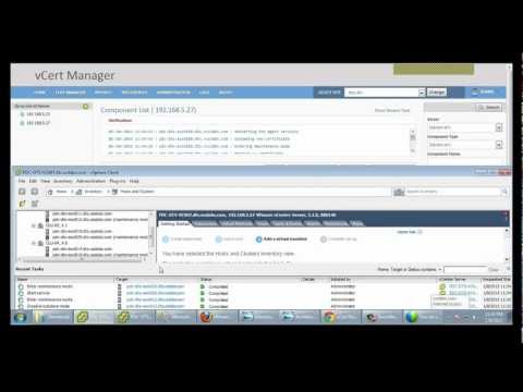 vCert Manager Demo Video Part 1